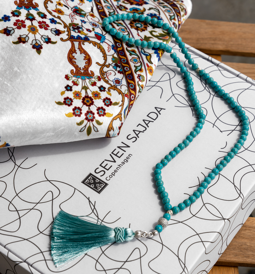 Seven Sajada | Islamic Prayer Mats and Prayer Beads