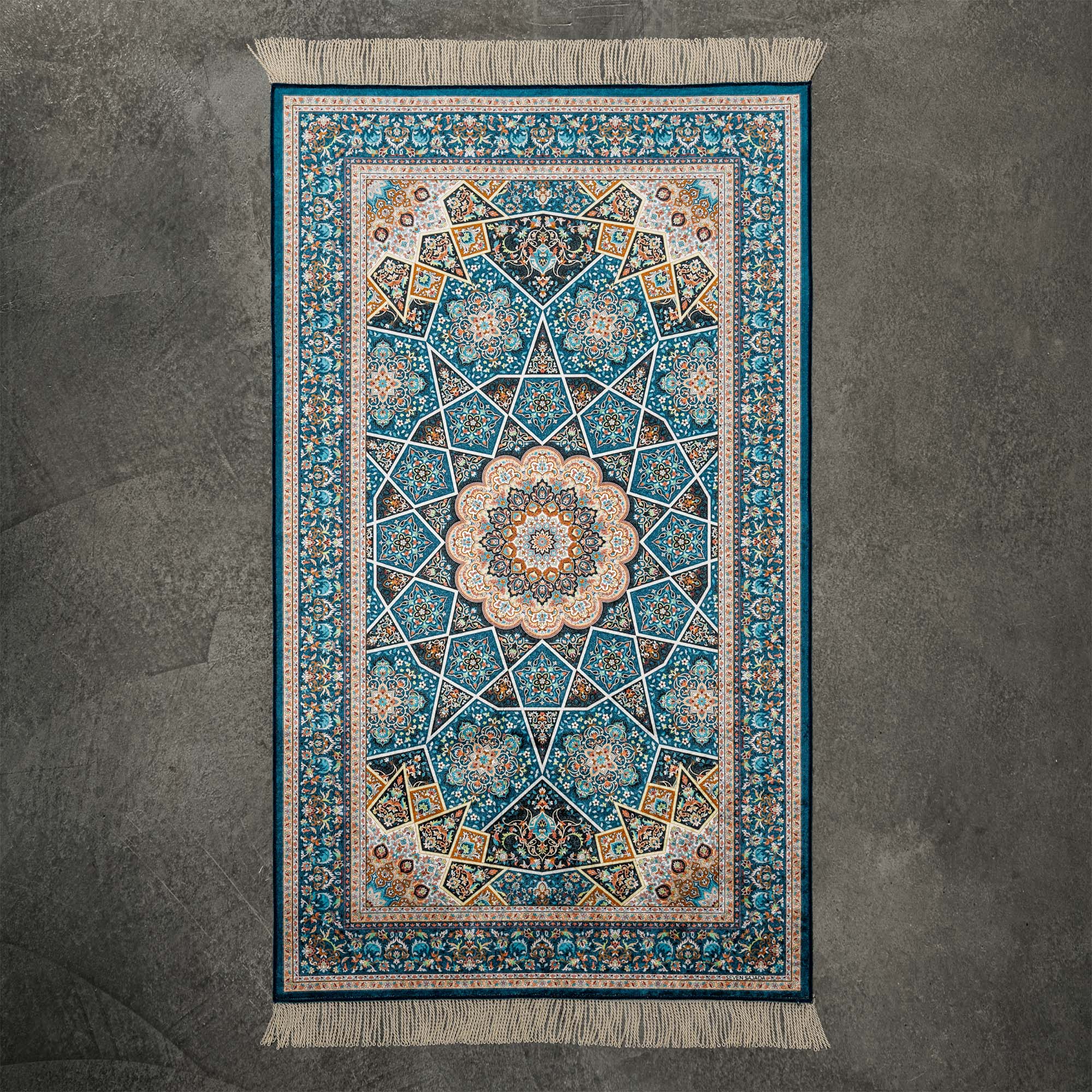 Premium Oriental Prayer Mat | Seven Sajada | Islamic Prayer Mat